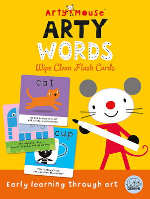 ARTY MOUSE WORDS WIPE CLEAN FL Arty Mouse Wipe Clean Flash Cards Robyn Gale Brad Hunt Mandy Stanley GEMINI CHILDRENS2025...