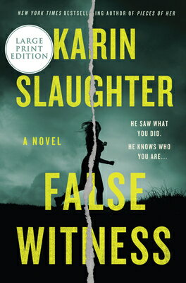 FALSE WITNESS ーLP Karin Slaughter HARPERLUXE2021 Paperback English ISBN：9780063090330 洋書 Fiction & Literature（小説＆文芸） Fic...