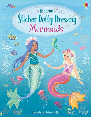 SDD MERMAIDS Sticker Dolly Dressing Fiona Watt Antonia Miller USBORNE BOOKS2023 Paperback English ISBN：9781805070337 洋書 ...