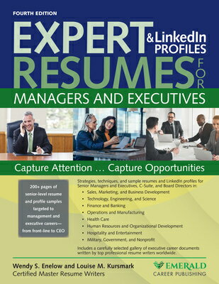 EXPERT RESUMES & LINKEDIN PROF Wendy Enelow Louise Kursmark EMERALD CAREER PUB2020 Paperback English ISBN：9780996680363 ...