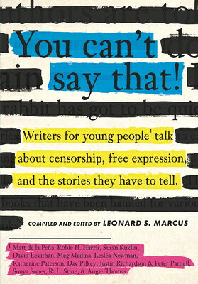 YOU CANT SAY THAT Leonard S. Marcus Matt de la Pea Robie H. Harris CANDLEWICK BOOKS2021 Hardcover English ISBN：978076369...