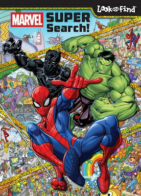 MARVEL SUPER SEARCH LOOK & FIN Pi Kids Art Mawhinney PI KIDS2025 Hardcover English ISBN：9798384600404 洋書 Books for kids（...