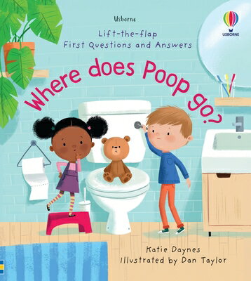 1ST QUES & ANSW WHERE DOES POO First Questions and Answers Katie Daynes Daniel Taylor USBORNE BOOKS2023 Board　Books Engl...