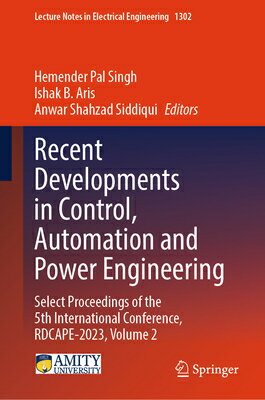 RECENT DEVELOPMENTS IN CONTROL Lecture Notes in Electrical Engineering Hemender Pal Singh Ishak B. Aris Anwar Shahzad Si...