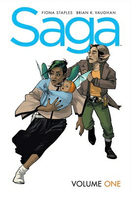 SAGA V01 NEW /E Saga Brian K. Vaughan Fiona Staples IMAGE COMICS2024 Paperback English ISBN：9781534370548 洋書 Family life...