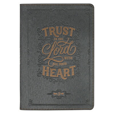 JOURNAL CLASSIC CHARCOAL TRUST ー CHRISTIAN ART GIFTS2025 Leather English ISBN：9798896780557 洋書 NonーClassifiable（その他）