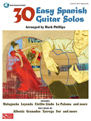 30 EASY SPANISH GUITAR SOLOS M Mark Phillips CHERRY LANE MUSIC CO2008 Paperback English CD (AUDIO) ISBN：9781603780599 洋書...