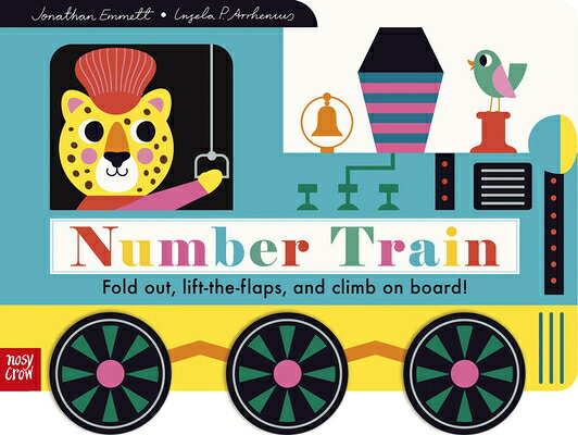NUMBER TRAIN Jonathan Emmett NOSY CROW2024 Board　Books English ISBN：9798887770611 洋書 Books for kids（児童書） Juvenile Nonfic...