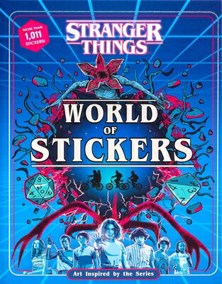 STRANGER THINGS WORLD OF STICK Collectible Art Stickers Editors of Thunder Bay Press THUNDER BAY PR2025 Hardcover Englis...