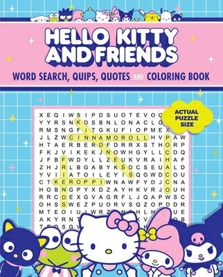 HELLO KITTY & FRIENDS WORD SEA Coloring Book & Word Search Editors of Thunder Bay Press THUNDER BAY PR2026 Paperback Eng...