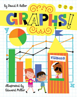 GRAPHS David A. Adler Edward Miller HOLIDAY HOUSE INC2026 Paperback English ISBN：9780823460694 洋書 Books for kids（児童書） Ju...
