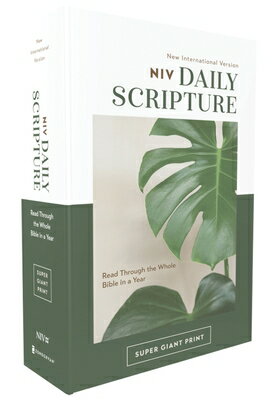 NIV DAILY SCRIPTURE SUPER GP P Zondervan ZONDERVAN2024 Paperback English ISBN：9780310460695 洋書 NonーClassifiable（その他）
