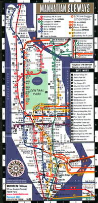 MAPーSTREETWISE MANHATTAN BUS S Michelin Streetwise Maps Michelin MICHELIN TRAVEL PUBN2023 Folded English ISBN：9782067260...