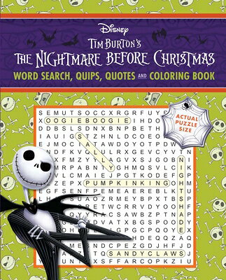 DISNEY TIM BURTONS THE NIGHTMA Coloring Book & Word Search Editors of Thunder Bay Press THUNDER BAY PR2026 Paperback Eng...