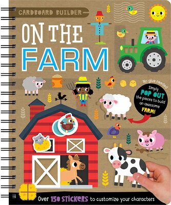 CARDBOARD BUILDER ON THE FARM Patrick Bishop Scott Barker MAKE BELIEVE IDEAS INC2023 Spiral English ISBN：9781803370712 洋...