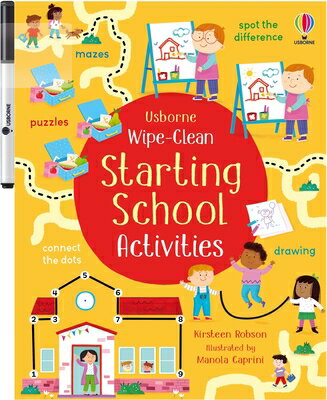 WIPEーCLEAN STARTING SCHOOL ACT WipeーClean Activities Kirsteen Robson Manola Caprini USBORNE BOOKS2025 Paperback English ...