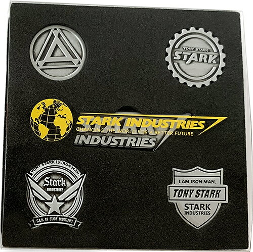 インロック 玩具【グッズ】【キャラクターグッズ】スタークインダストリーズ　ピンバッジセット　ピンバッジ スターク・インダストリーズ　ピンバッジセット JAN：4589489760767 ゲーム おもちゃ ホビー・コレクション 缶バッジ グッズ