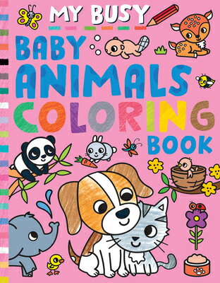MY BUSY BABY ANIMALS COLOR BK My Busy Coloring Tiger Tales Cathy Hughes TIGER TALES2024 Paperback English ISBN：978166434...