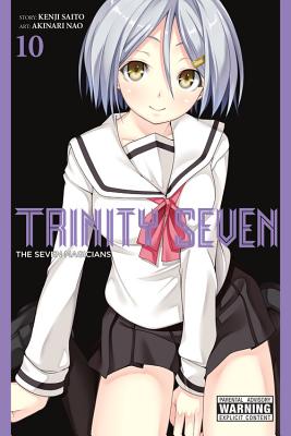 TRINITY 7 V10 Trinity Seven Kenji Saito Akinari Nao Christine Dashiell YEN PR2017 Paperback English ISBN：9780316470780 洋...