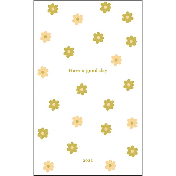 ○グリーティングライフダイアリー 月間 2026　シック　ダイアリー　フラワー 発行年月：2025年09月 予約締切日：2025年09月05日 ISBN：4515968340793 本 カレンダー・手帳・家計簿 手帳