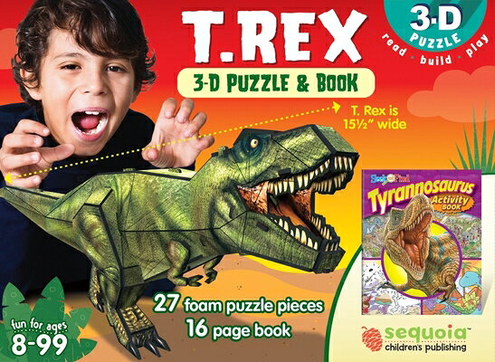 T REX Sequoia Children's Publishing SEQUOIA CHILDRENS PUB2019 Hardcover English PUZZLE ISBN：9781642690804 洋書 Family life...