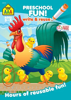 SCHOOL ZONE PRESCHOOL FUN WRIT School Zone SCHOOL ZONE2024 Paperback English ISBN：9781601590817 洋書 Books for kids（児童書） J...