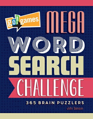 GOGAMES MEGA WORD SEARCH CHALL Go!games John Samson IMAGINE PUB INC2016 Paperback English ISBN：9781623540821 洋書 Family l...