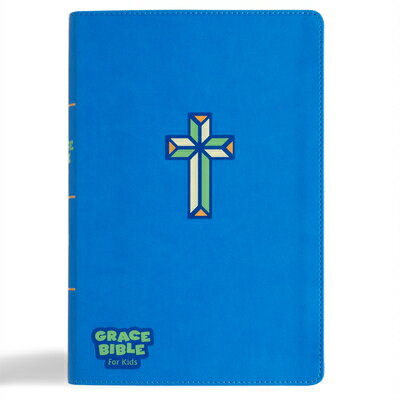 CSB GRACE BIBLE FOR KIDS BLUE 2k/Denmark Csb Bibles by Holman HOLMAN A J2024 Imitation　Leather Dyslexia Friend English I...