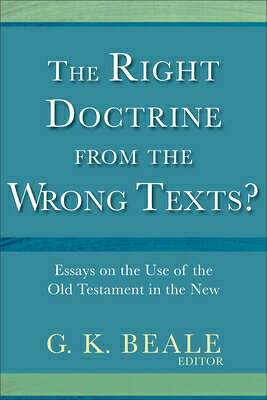 RIGHT DOCTRINE FROM THE WRONG G. K. Beale BAKER PUB GROUP1994 Paperback English ISBN：9780801010880 洋書 Social Science（社会科...