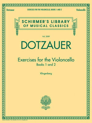 EXERCISES FOR THE VIOLONCELLO Friedrich Dotzauer Johannes Klingenberg G SCHIRMER2011 Paperback English ISBN：978142349088...