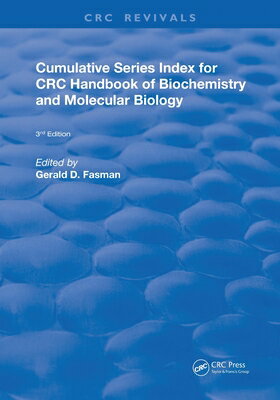 CUMULATIVE SERIES INDEX FOR CR Routledge Revivals Gerald D. Fasman CRC PR INC2021 Paperback English ISBN：9780367260910 洋...