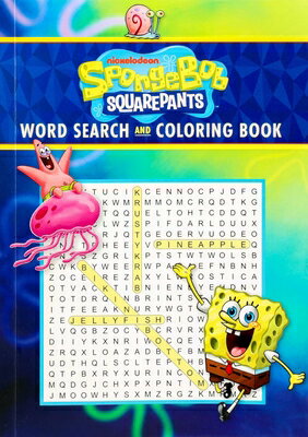 SPONGEBOB SQUAREPANTS WORD SEA Coloring Book & Word Search Editors of Thunder Bay Press THUNDER BAY PR2025 Paperback Eng...