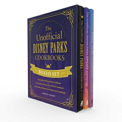 UNOFFICIAL DISNEY PARKS COOKBO Unofficial Cookbook Gift Ashley Craft ADAMS MEDIA2023 Hardcover Boxed Set English ISBN：97...