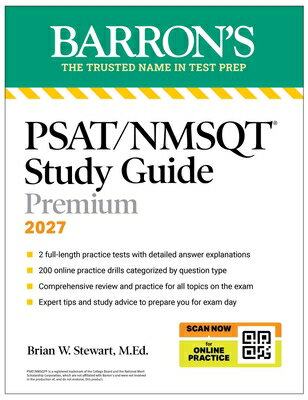 PSAT/NMSQT PREMIUM SG 2027 2 P Barron's Test Prep Brian W. Stewart, M. Ed BARRONS EDUCATION SERIES2026 Paperback English...