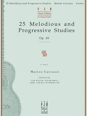 25 MELODIOUS & PROGRESSIVE STU Matteo Carcassi ALFRED MUSIC2024 Paperback English ISBN：9781569391006 洋書 Art & Entertainm...