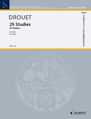 25 ETUDES Louis Drouet SCHOTT JAPAN1979 Paperback English ISBN：9781423401025 洋書 Art & Entertainment（芸術＆エンターテインメント） Music
