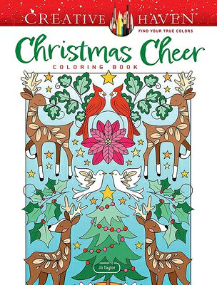 CREATIVE HAVEN XMAS CHEER COLO Adult Coloring Books: Christmas Jo Taylor DOVER PUBN INC2023 Paperback English ISBN：97804...