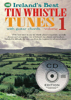 110 IRELANDS BEST TIN WHISTLE Ireland's Best Collection Claire McKenna WALTONS IRISH MUSIC2011 Paperback English CD (AUD...