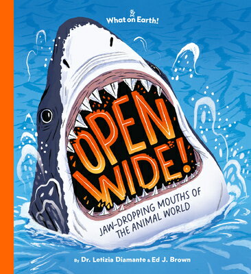 OPEN WIDE Letizia Diamante Ed J. Brown WHAT ON EARTH2024 Hardcover English ISBN：9781804661369 洋書 Books for kids（児童書） Juv...