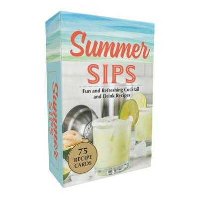 FLSH CARDーSUMMER SIPS Seasonal Cocktail Recipes Card Set Adams Media ADAMS MEDIA2024 Other English ISBN：9781507221464 洋書...