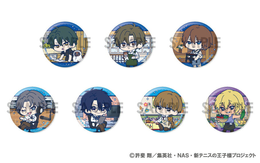 ソル・インターナショナル 玩具【グッズ】【ジャンプキャラクターズグッズ】テニスの王子様 テニプリ 缶バッジ 缶バ シンテニスノオウジサマ ミニキャラトレーディングカンバッジーWORKPLACEー BOX.A 発売日：2026年08月頃 JA...