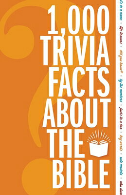 1000 TRIVIA FACTS ABT THE BIBL Zondervan ZONDERVAN2023 Paperback English ISBN：9780310151524 洋書 Social Science（社会科学） Reli...