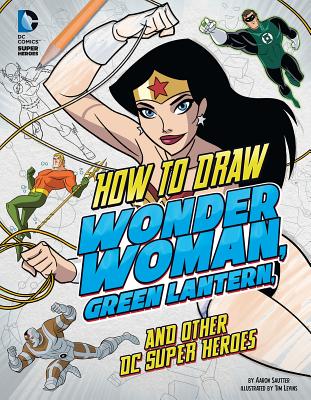 HT DRAW WONDER WOMAN GREEN LAN Drawing DC Super Heroes Tim Levins Aaron Sautter CAPSTONE PR2015 Hardcover English ISBN：9...