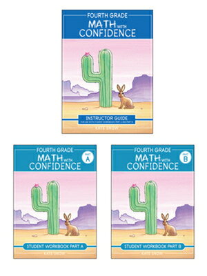 4TH GRD MATH W/CONFIDENCE ー3CY Math with Confidence Kate Snow Itamar Katz Shane Klink WELL TRAINED MIND PR2024 Paperback...