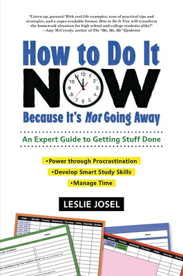 HT DO IT NOW BECAUSE ITS NOT G Leslie Josel ZEST BOOKS2020 Paperback English ISBN：9781541581616 洋書 NonーClassifiable（その他）