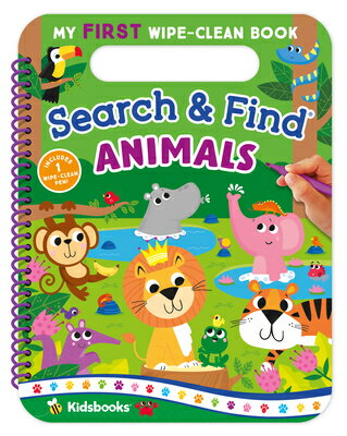 MY 1ST WIPEーCLEAN BK SEARCH & Kidsbooks Publishing KIDSBOOKS LLC2022 Spiral English ISBN：9781638541721 洋書 Books for kids...
