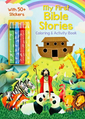 MY 1ST BIBLE STORIES COLORING Color & Activity with Crayons Editors of Silver Dolphin Books SILVER DOLPHIN BOOKS2026 Pap...