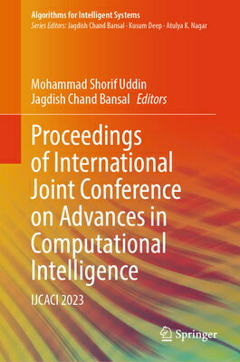 PROCEEDINGS OF INTL JOINT CONF Algorithms for Intelligent Systems Mohammad Shorif Uddin Jagdish Chand Bansal SPRINGER NA...