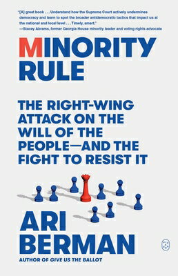MINORITY RULE Ari Berman PICADOR USA2025 Paperback English ISBN：9781250371812 洋書 Social Science（社会科学） Political Science