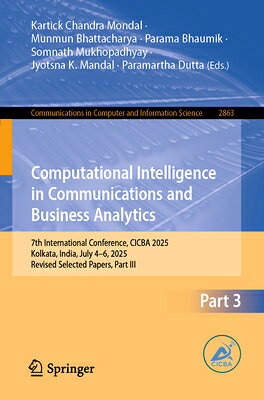 COMPUTATIONAL INTELLIGENCE IN Communications in Computer and Information Science Kartick Chandra Mondal Munmun Bhattacha...